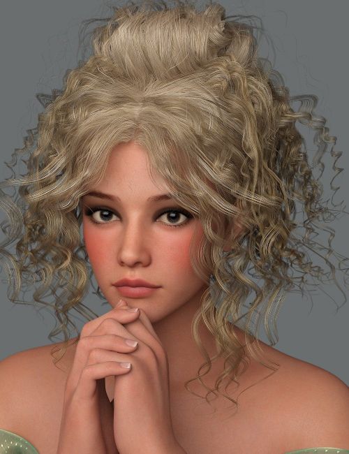 Colorbomb - Waterfall Hair Textures | 3d Models for Daz Studio and Poser