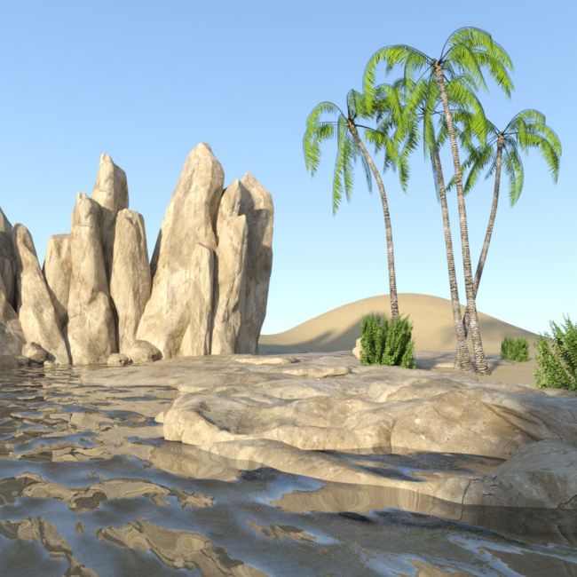 Oasis for Daz Studio | 3d Models for Daz Studio and Poser