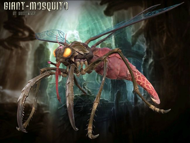Summoner's Giant-Mosquito | 3d Models for Daz Studio and Poser