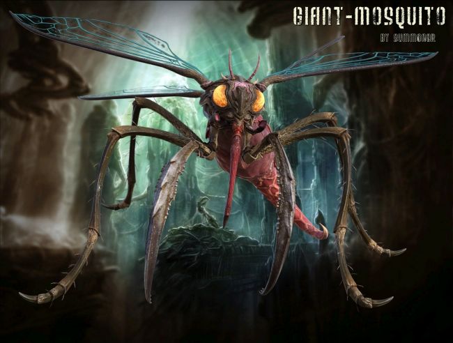 Summoner's Giant-Mosquito | 3d Models for Daz Studio and Poser