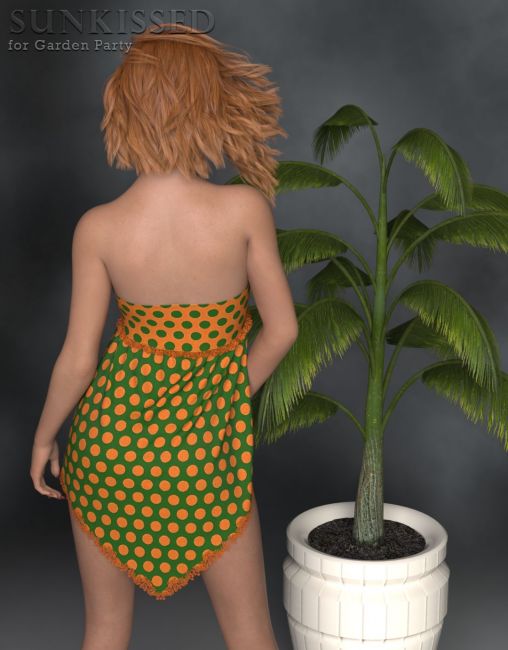 Sunkissed for Garden Party | 3d Models for Daz Studio and Poser
