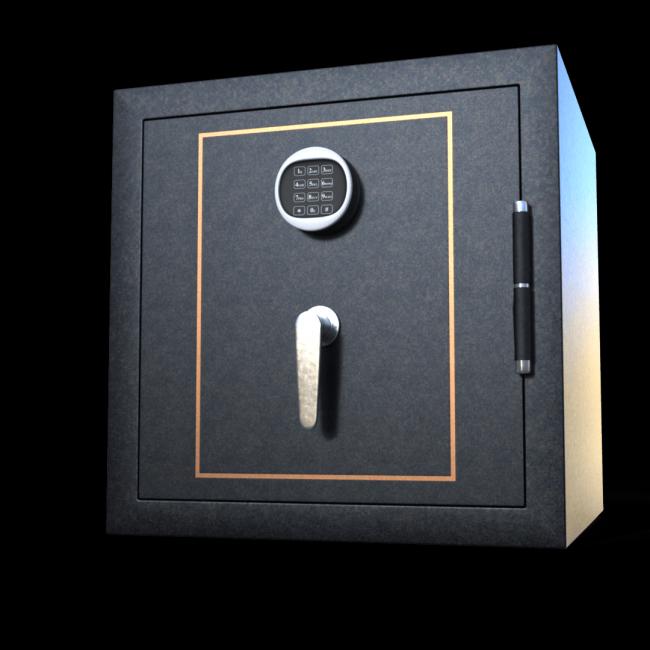 Small Cubed Gun Safe | 3d Models for Daz Studio and Poser