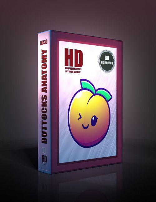 HD Essentials Buttocks Anatomy for Genesis 9 | 3d Models for Daz Studio ...