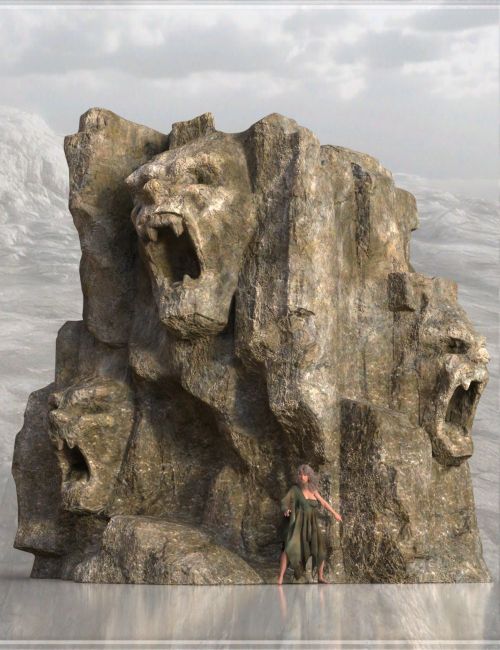 Screams In Stone | 3d Models for Daz Studio and Poser