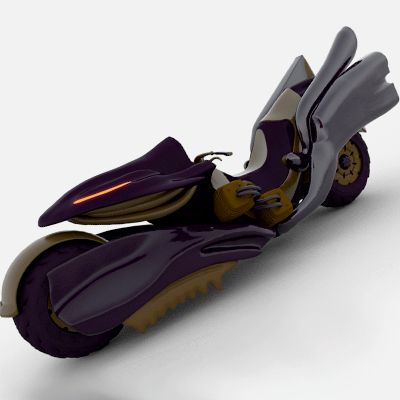 Fenrir Motorcycle for Daz3D | 3d Models for Daz Studio and Poser