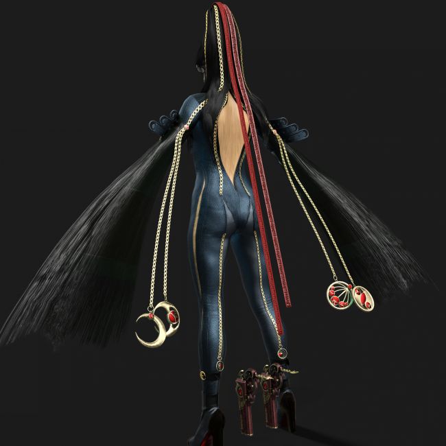 dForce TFD Gley Bayonetta Outfit G8F | 3d Models for Daz Studio and Poser