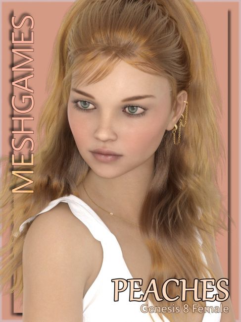 ST13 Meshgames Peaches G8F & Outfit | 3d Models for Daz Studio and Poser