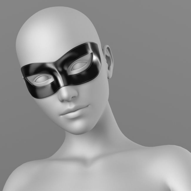 Face Mask G8 Female | 3d Models for Daz Studio and Poser