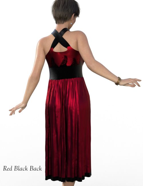 LWP Sparkle for dForce Criss Cross Dress for G8xF | 3d Models for Daz ...