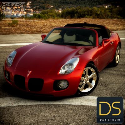 Pontiac Solstice GXP 2009 for DAZ Studio | 3d Models for Daz Studio and ...