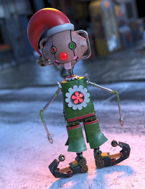 The Cog Regime Tinsel Void Automaton | 3d Models for Daz Studio and Poser